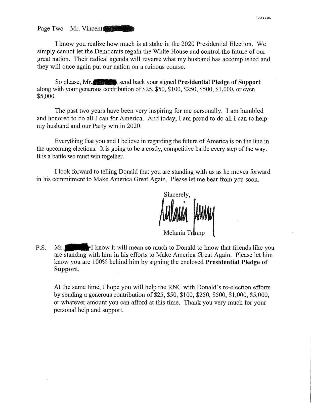 Melania sent me a letter - Current Events - FreedomSledder.com
