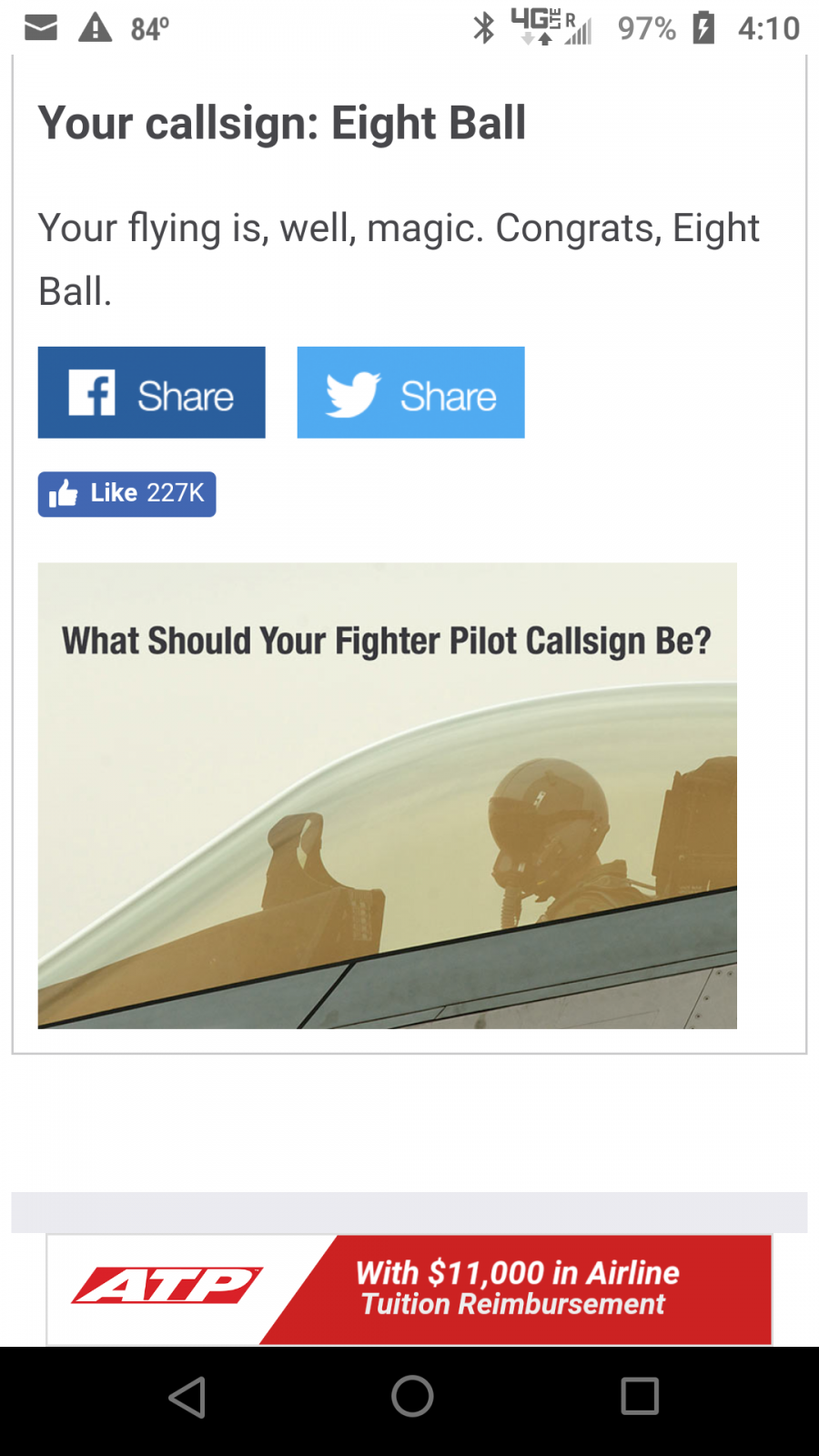 What should your fighter pilot call sign be? - Current Events ...