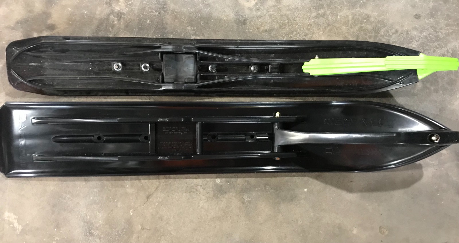 Gripper skis vs. Pro Steers ... specifically on Matryx flat land sleds ...