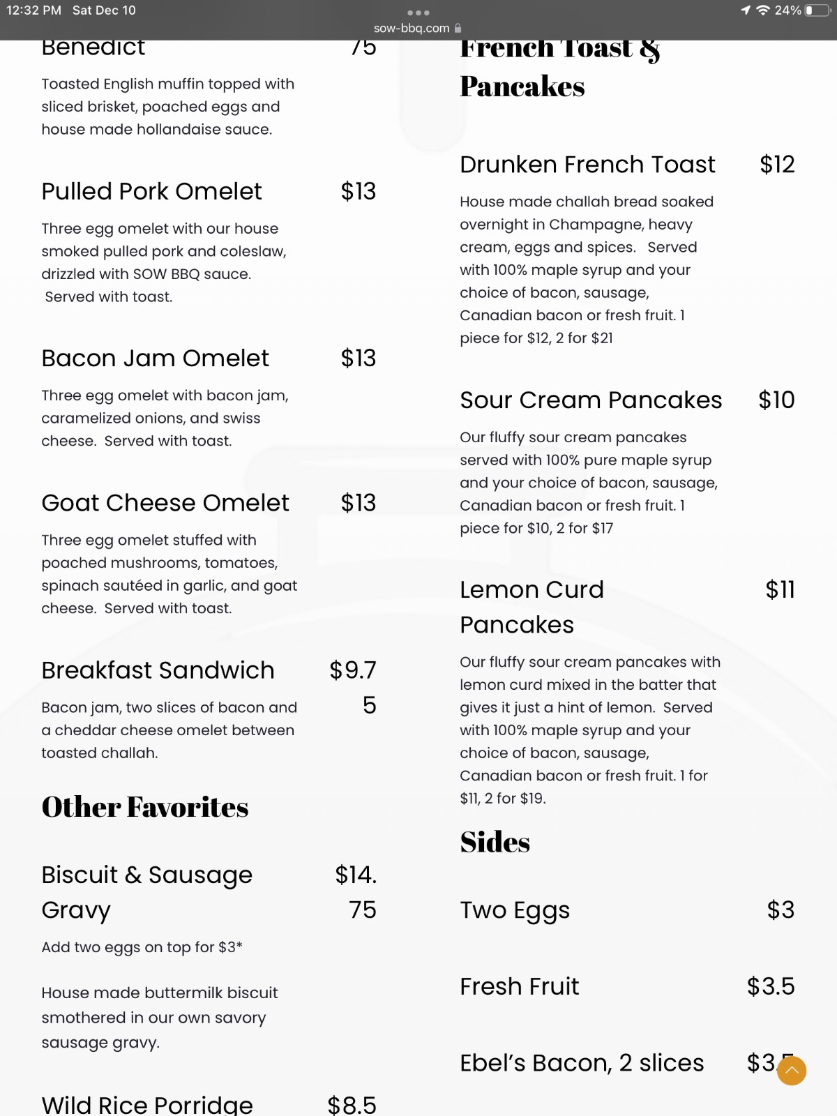 Breakfast Thread - HCS General Forum - FreedomSledder.com