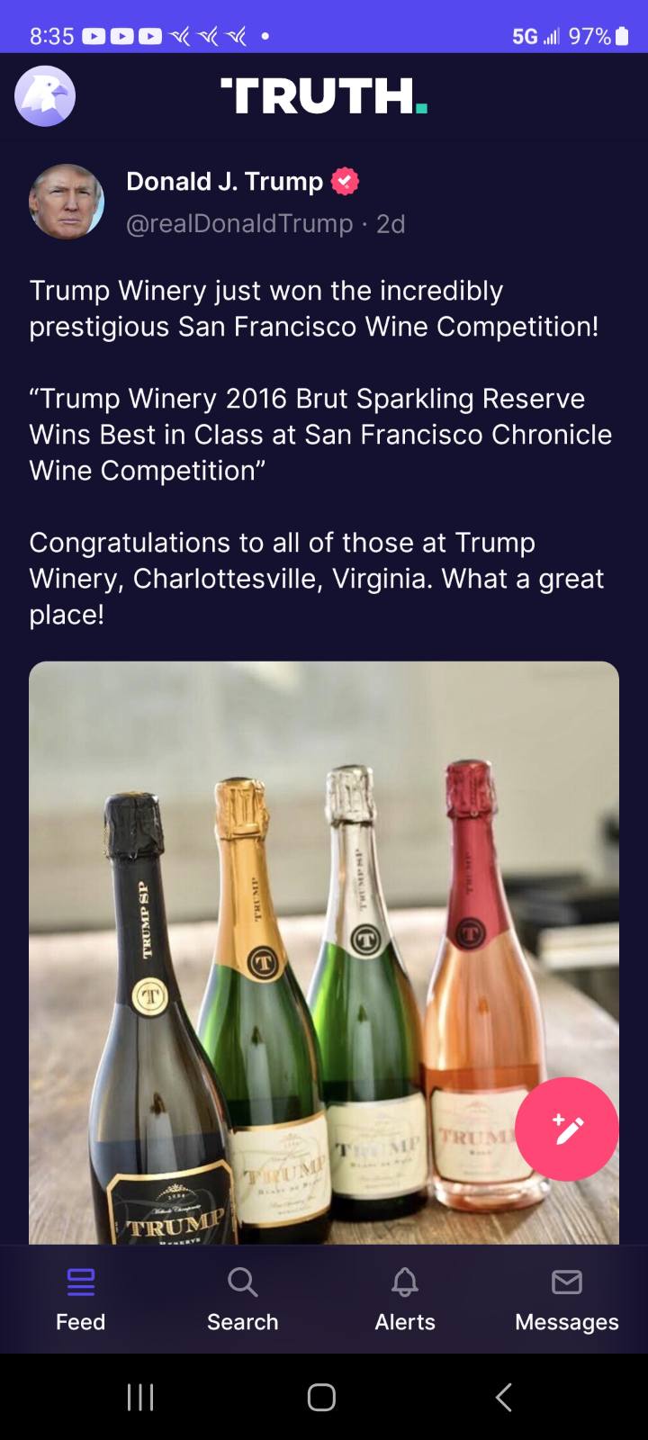 Trump declares himself winner of his own golf club championship ...