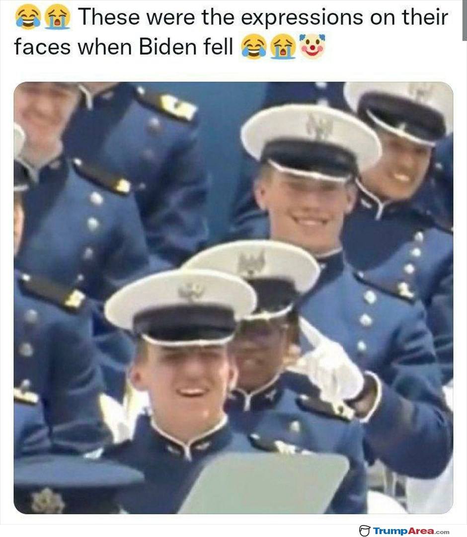 Joe Biden Takes Huge Fall on Stage at Air Force Academy Graduation ...