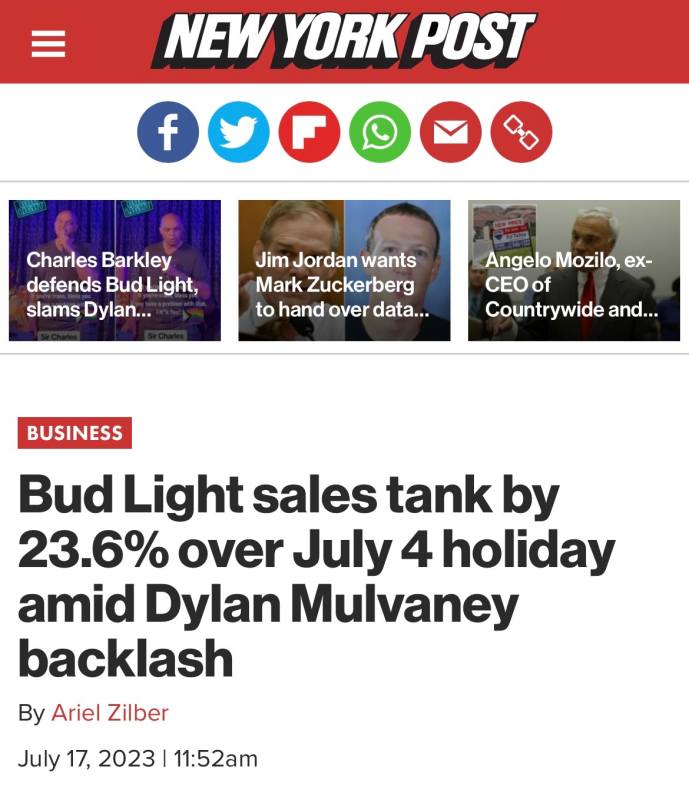 Only way to save Bud Light. - Current Events - FreedomSledder.com
