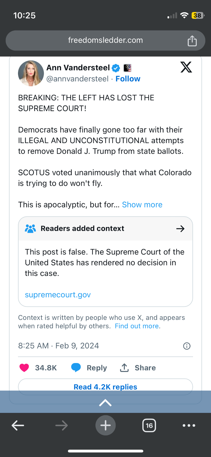 SCOTUS Votes 9-0 - Current Events - FreedomSledder.com