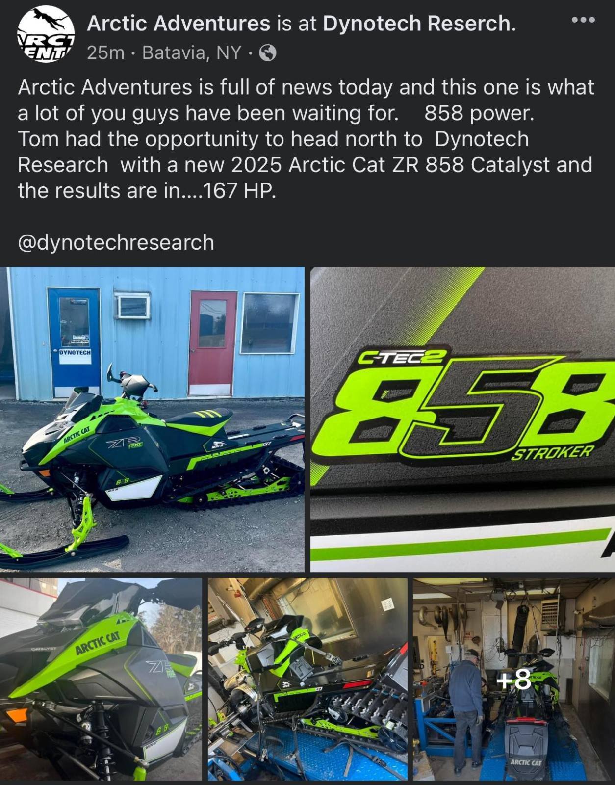 858 on the dyno at Dynotech - HCS General Forum - FreedomSledder.com