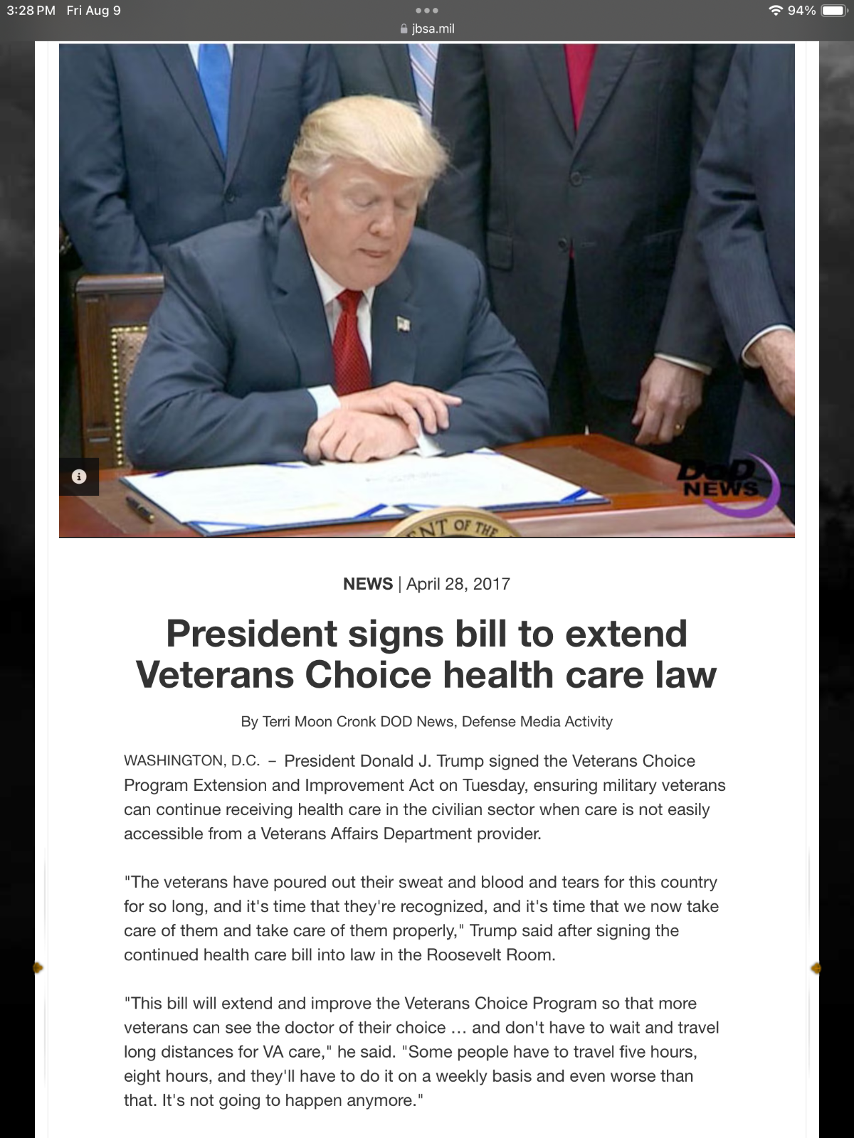 Letter to the editor regarding Walz military history - Page 3 - Current ...