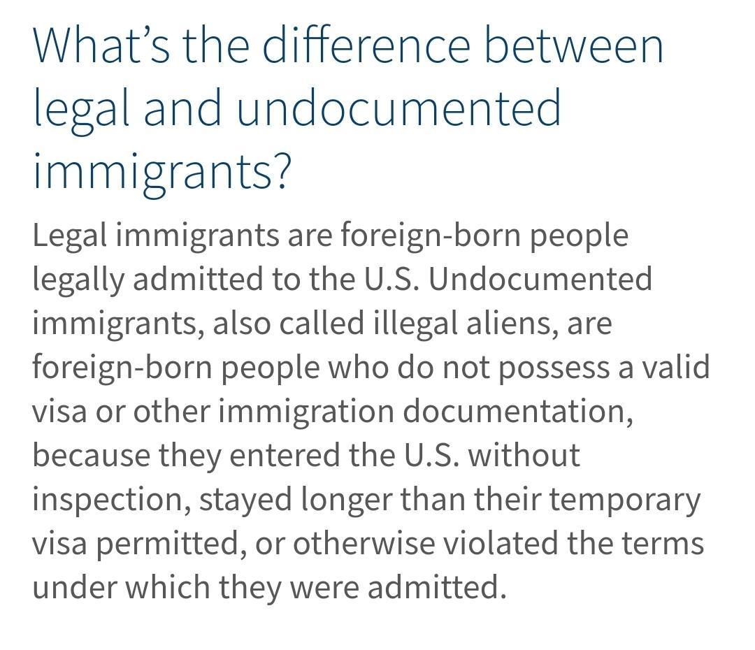 What’s the difference between legal and undocumented immigrants ...