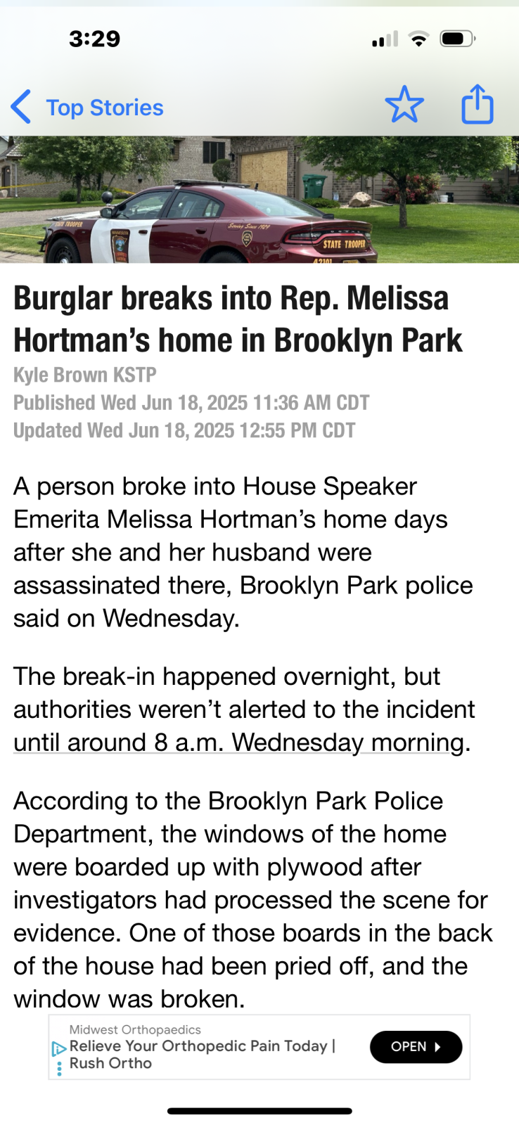 A pair of Minnesota state representatives shot? - Page 6 - Current ...